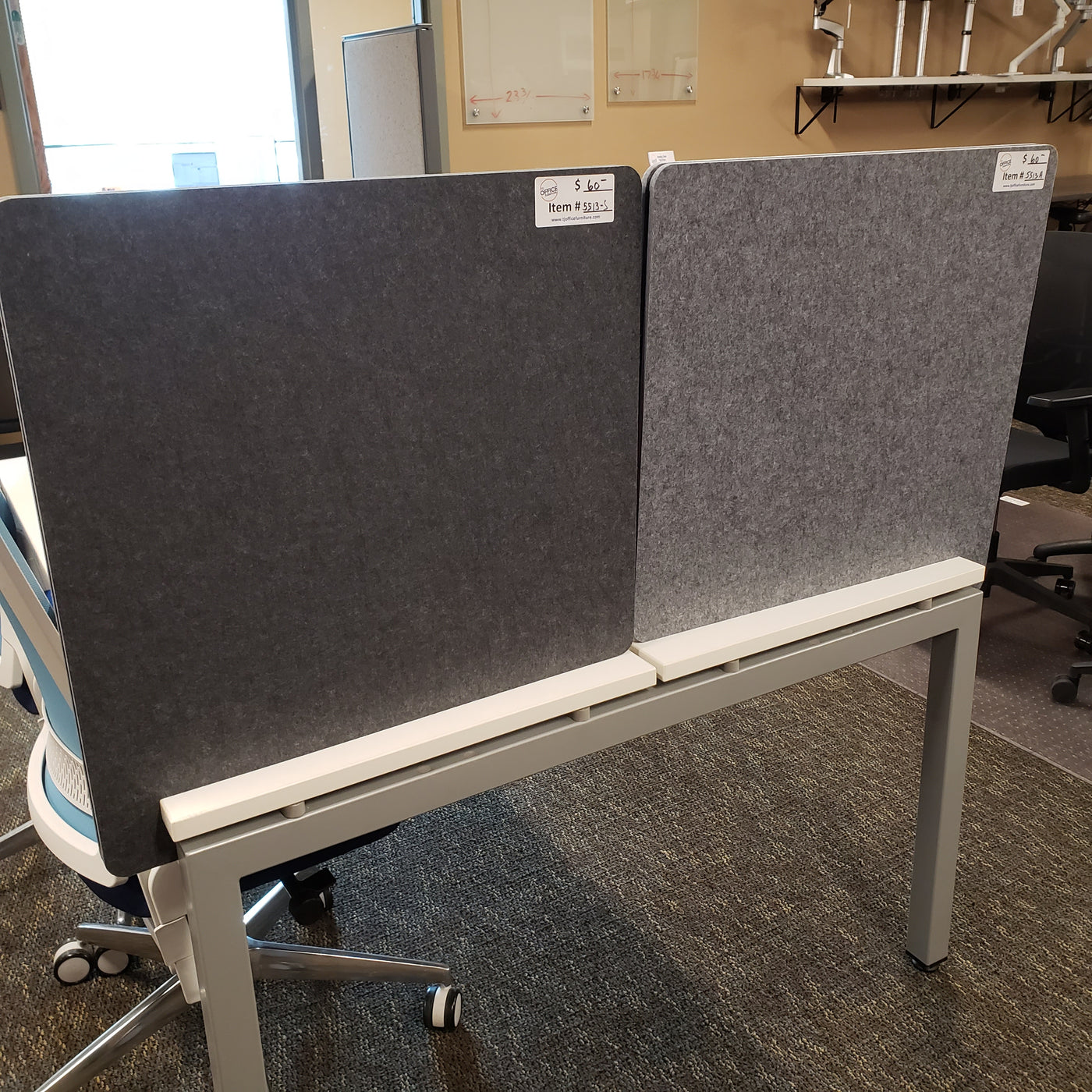 Desk Top Partition | Used office furniture in Minneapolis and St. Paul ...