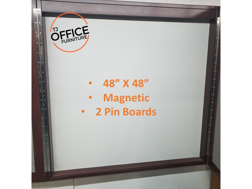 Whiteboard with Cabinet / Dry Erase | Used office furniture in Mpls MN ...