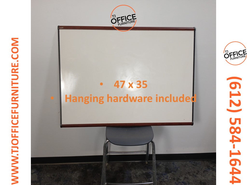 47 x 35 Whiteboard / Dry Erase (#6065) | Used office furniture in MN ...