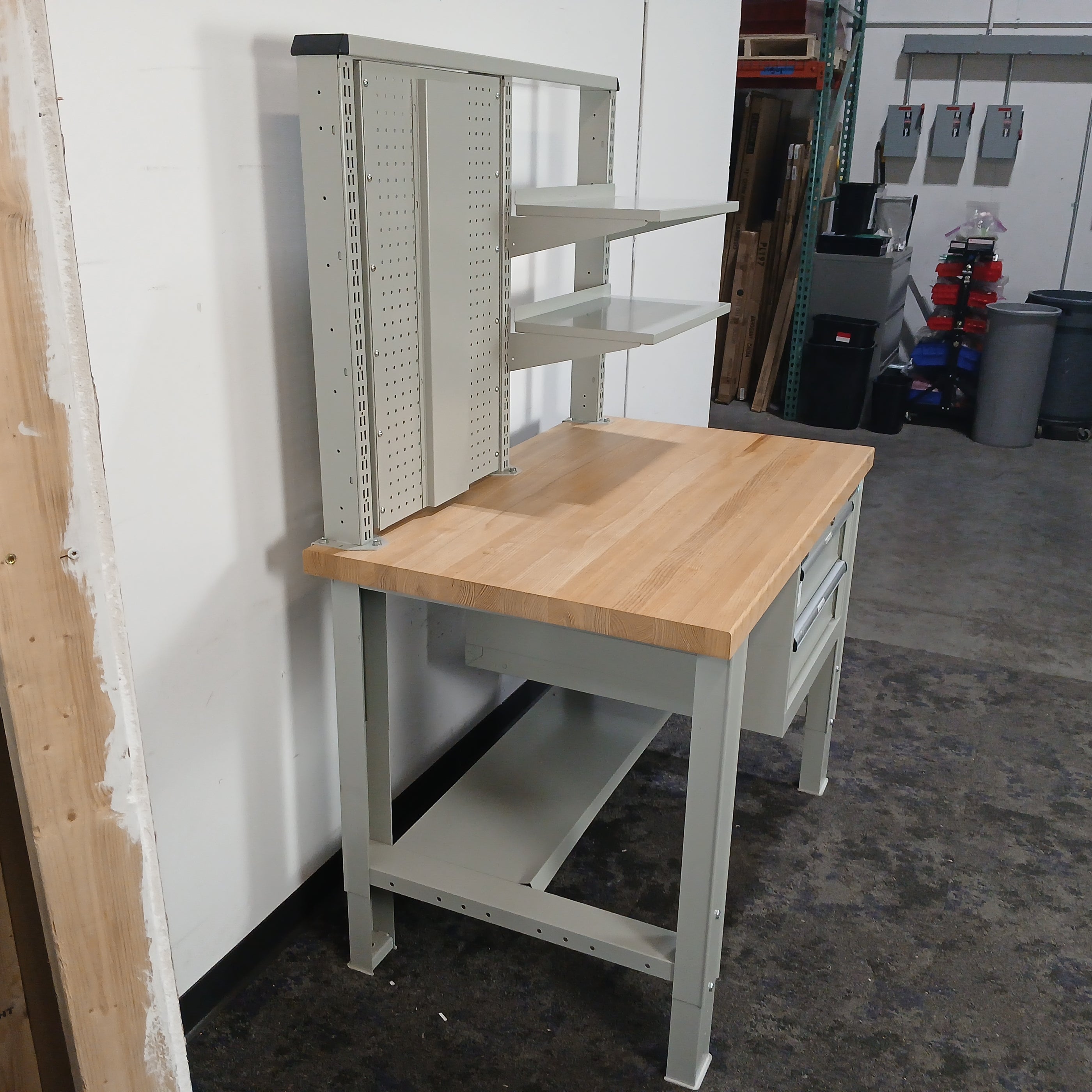 48" Butcher Block Workbench | Used office furniture in Minneapolis, MN ...