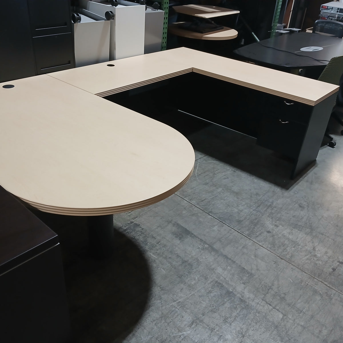U-shaped Bullet Desk | Used office furniture in Minneapolis, MN — TJ ...