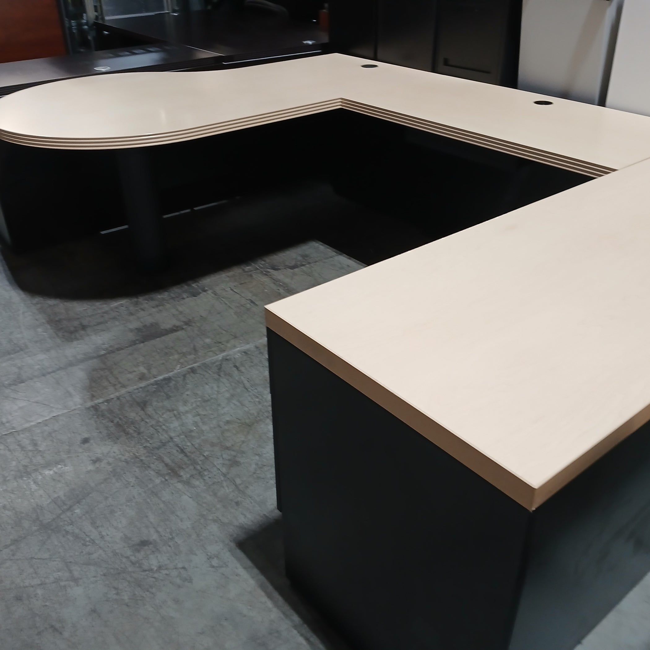 U-shaped Bullet Desk | Used office furniture in Minneapolis, MN — TJ ...