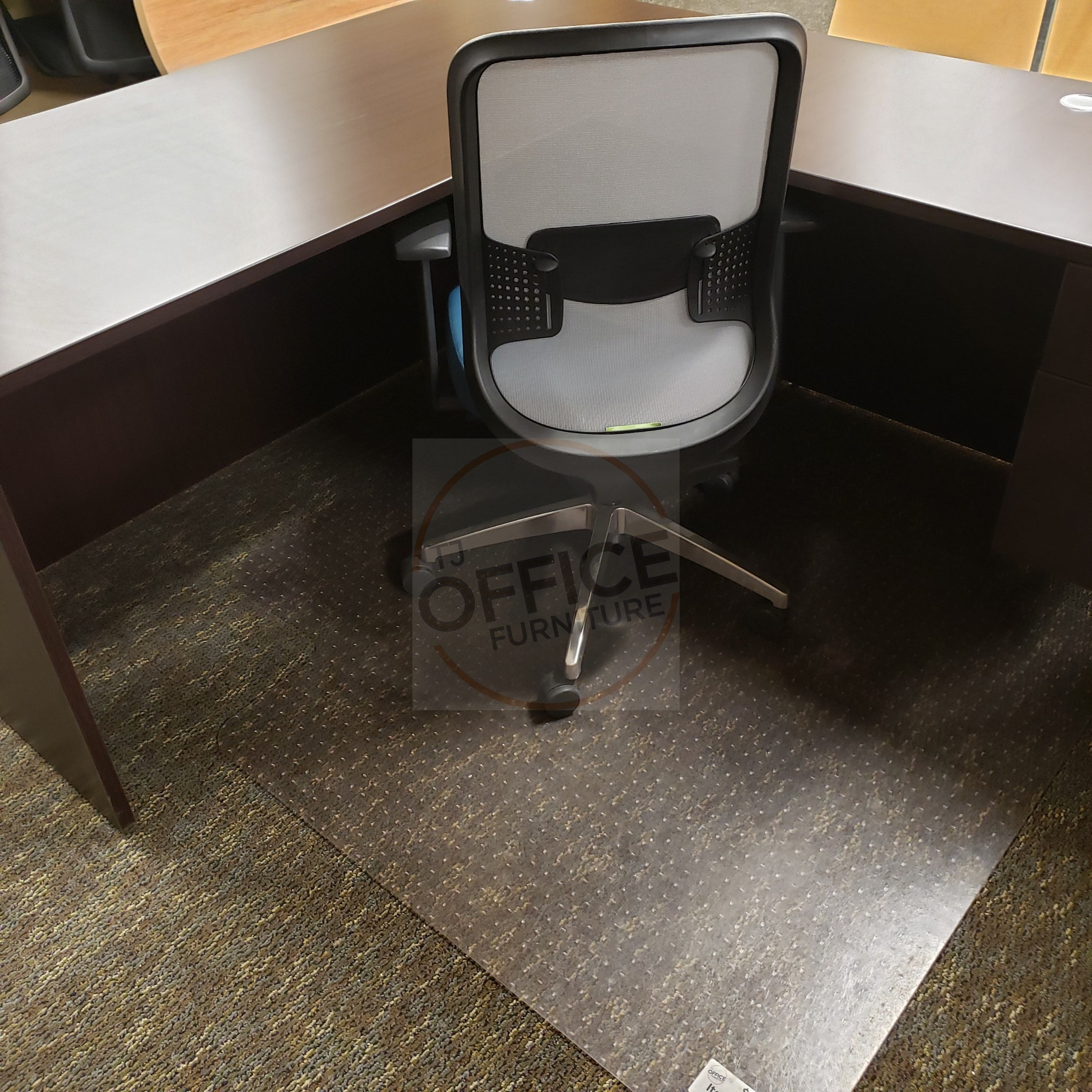 L Shape Desk With File Cabinet - NEW! | Used office furniture in Mpls ...