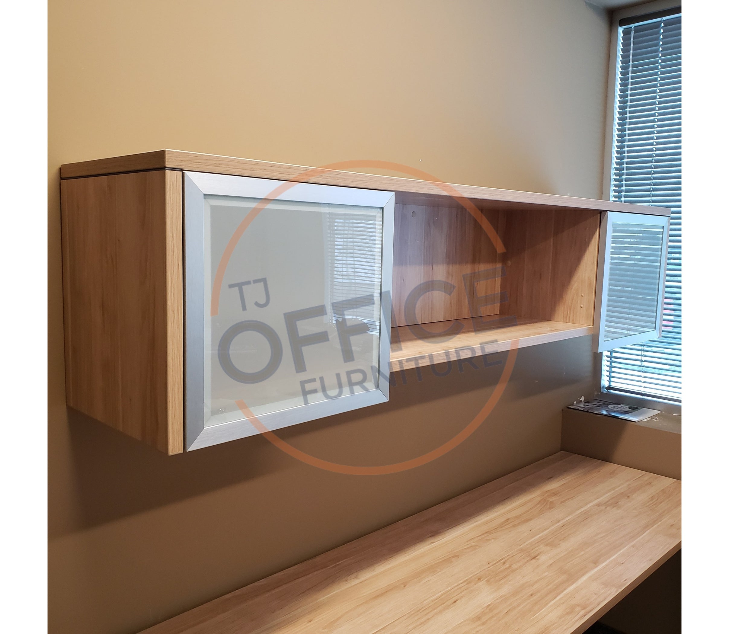 U Shape Desk with L Shape Sit Stand Desk | Used office furniture — TJ ...